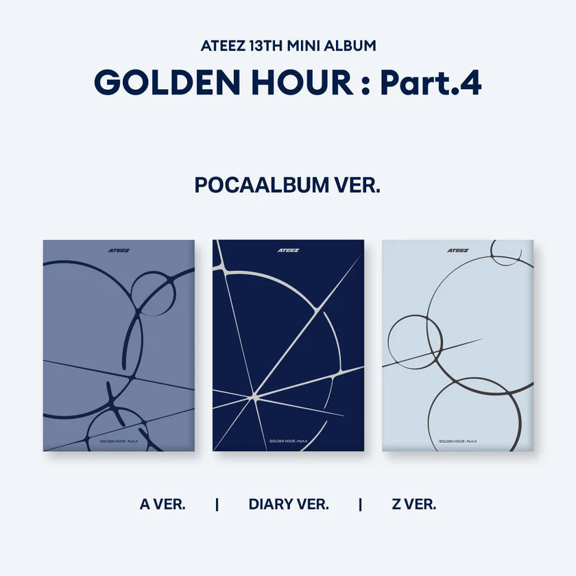 ATEEZ - [GOLDEN HOUR : Part.4] POCAALBUM Ver. (RANDOM) (PRE-ORDER ...